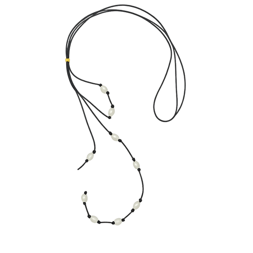 Noire Ligne Pearl Necklace